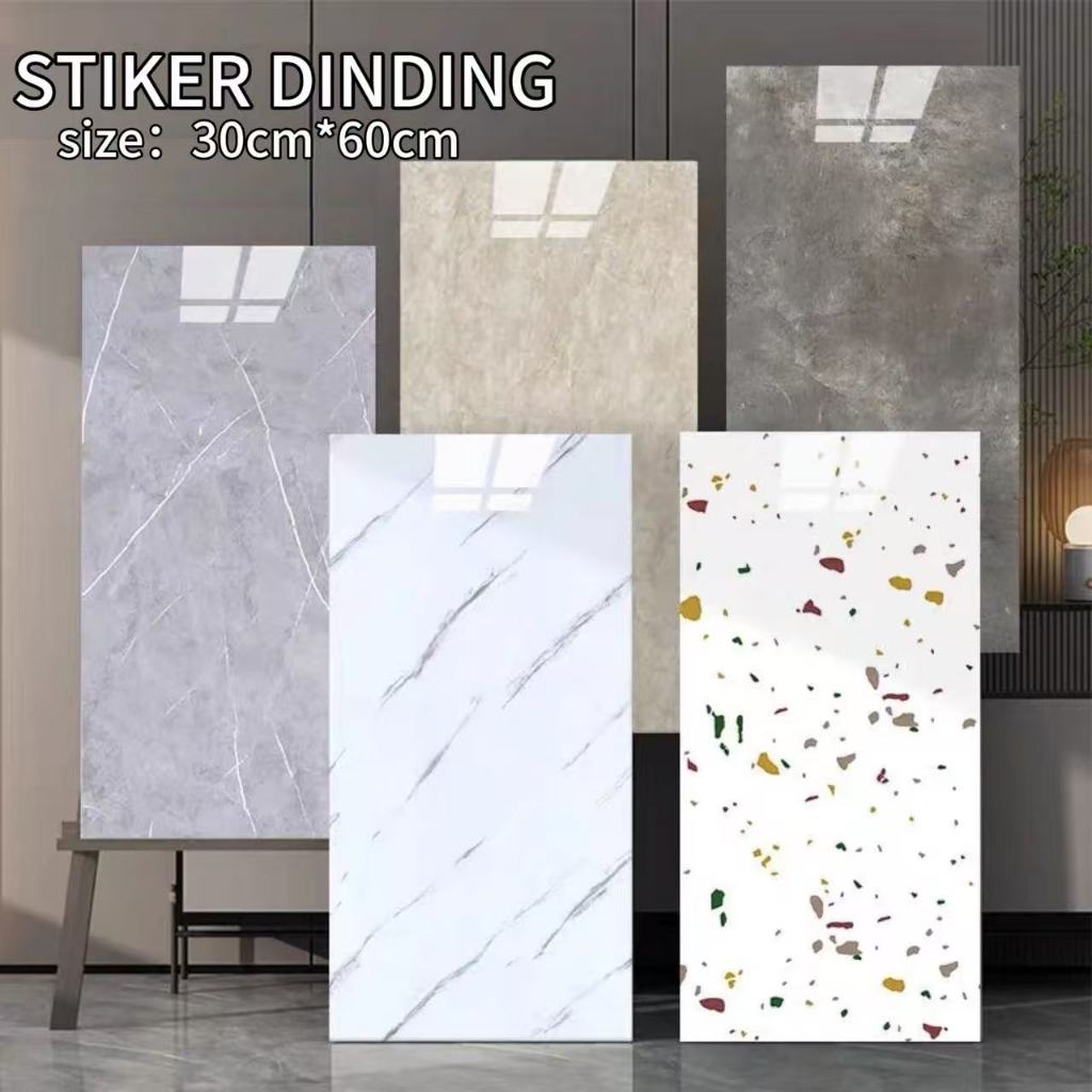 Jual Crystal shield marble pattern oil resistant self-adhesive wall ...