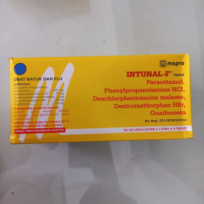 Jual INTUNAL-F OBAT BATUK DAN FLU | Shopee Indonesia