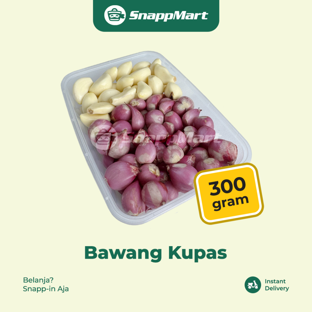 Jual Bawang Merah Bawang Putih Kupas Fresh (300 gram) - INSTANT ...