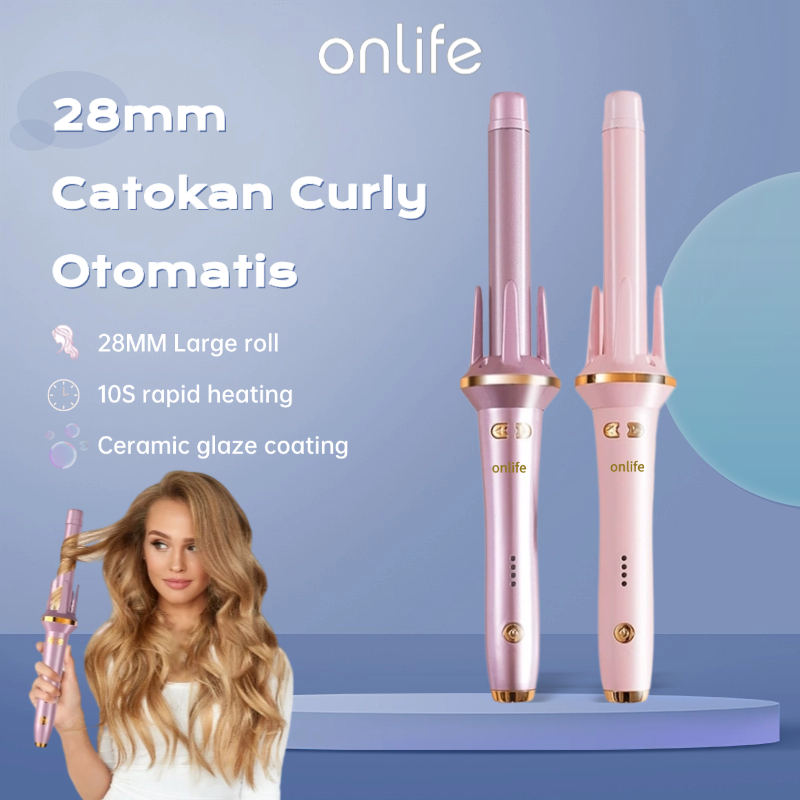 Jual onlife Catokan Curly Keriting Otomatis Ceramics Curly Catok Elegant Hair Curly Styler ...