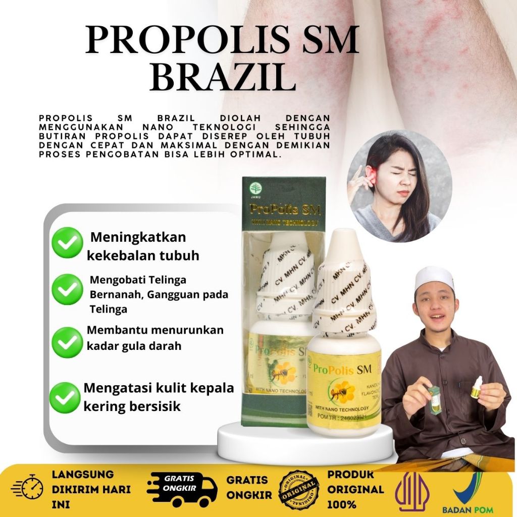 Jual Propolis SM Brazilian Original 100% Asli With Nano Technology Isi ...