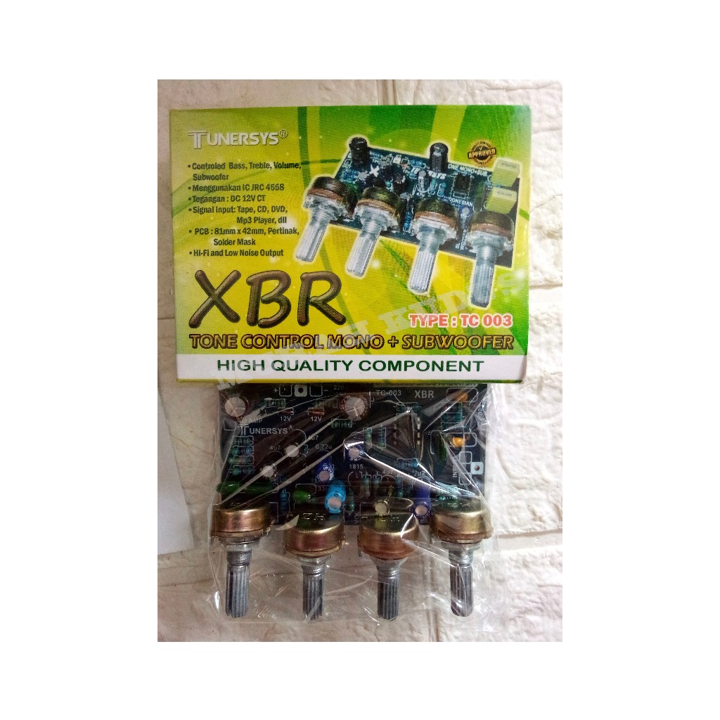 Jual KIT TONE CONTROL MONO+SUBWOFER XBR TUNERSYS TC-003 IC | Shopee ...