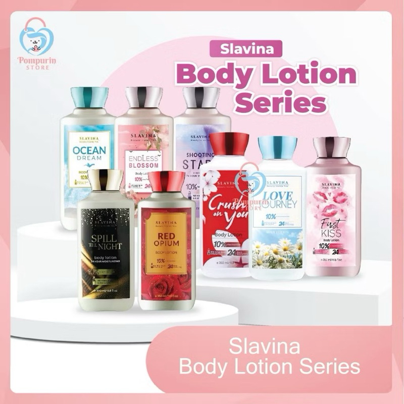 Jual Slavina Body Lotion Series 350ml - All Variant | Shopee Indonesia