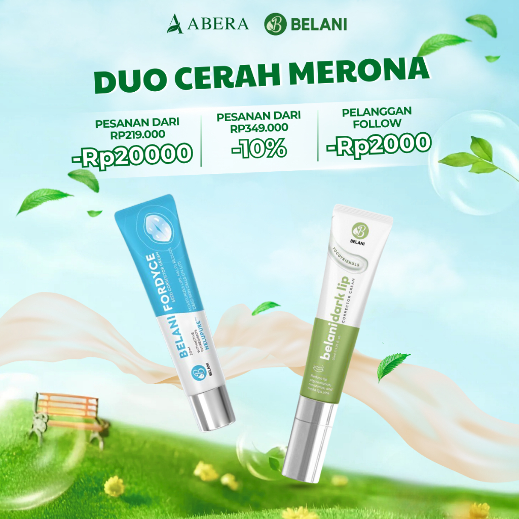 Jual [DUO CERAH MERONA] 1 Belani Fordyce + 1 Belani Dark Lip/Bibir ...