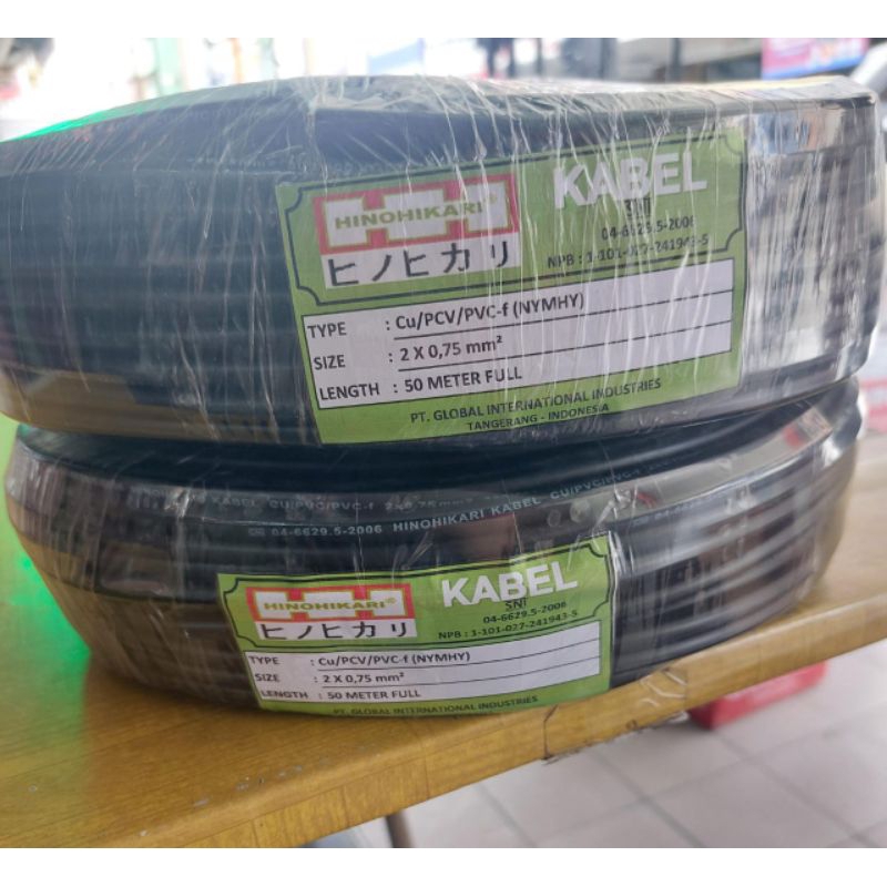 Jual Kabel Listrik Serabut NYMHY 2x0,75 Eceran Per Meter Hitam / Putih | Shopee Indonesia