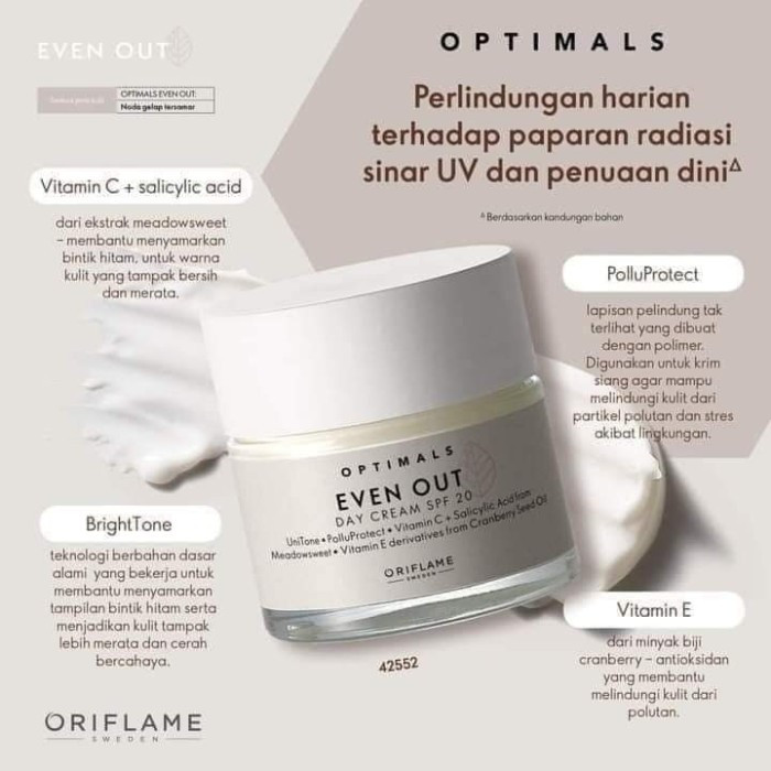 Jual 42552 Optimals Even Out Day Cream SPF 20 | Shopee Indonesia