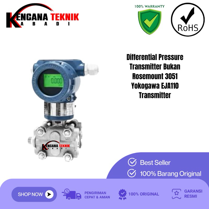 Jual Differential Pressure Transmitter Bukan Rosemount 3051 Yokogawa ...