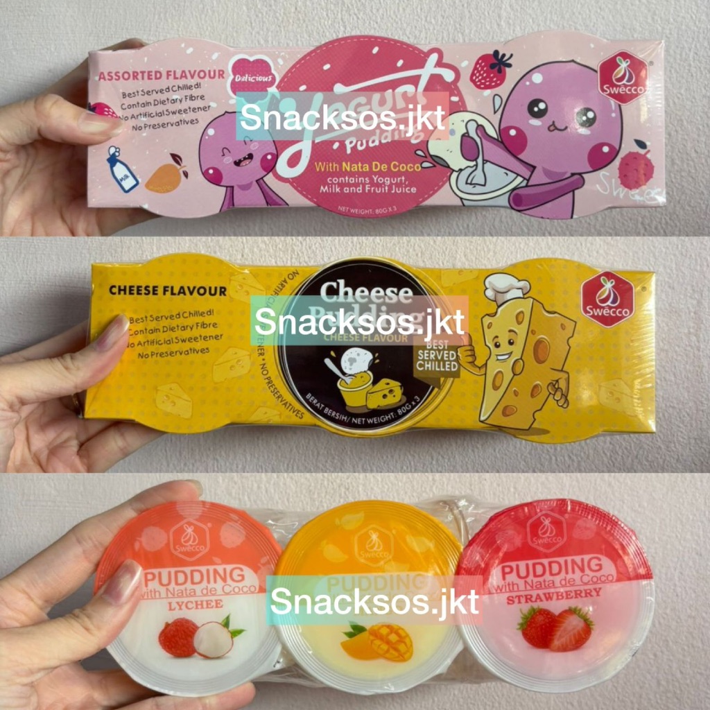 Jual Sweco Pudding With Nata de Coco Pudding Fruit Assorted / Yogurt ...