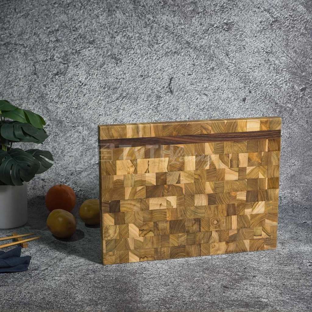 Jual Talenan Kayu Estetik Jati Sono Motif Kotak Kayu By ZyTH Living ...