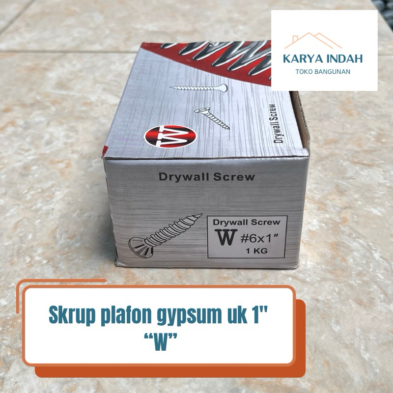 Jual Sekrup Plafon & Hollow Ukuran #6 x 1" (2,5 cm) Merk "W" | Shopee ...