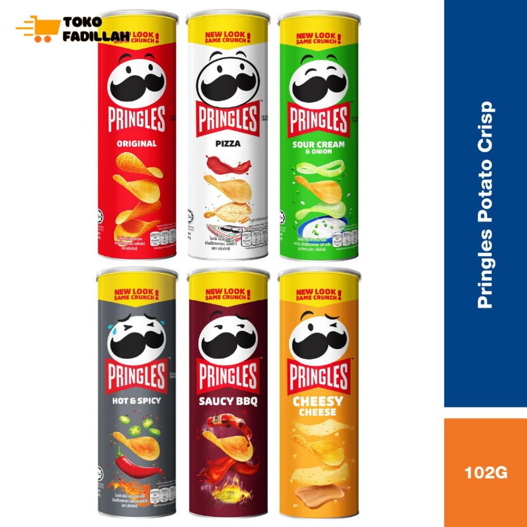 Jual PRINGLES Keripik Kentang 102 gr [Kemasan Besar] - Semua Varian ...