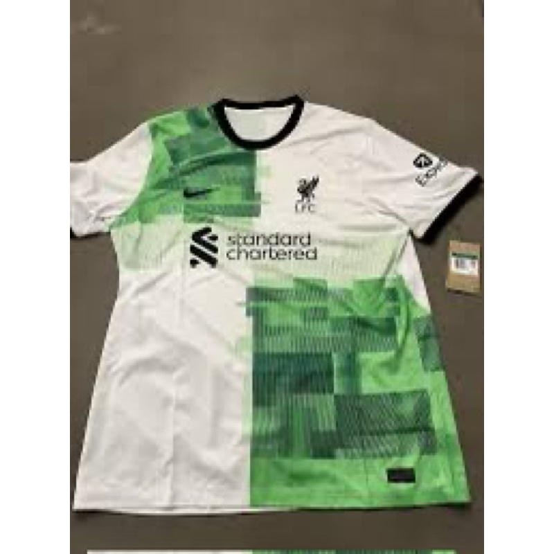 Jual jersey liverpool original LFC standard chartered away | Shopee ...