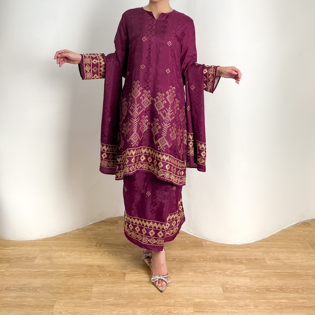 Jual Lausboutique-Set Athaya-Motif Sumba-Setelan Batik Bordir | Shopee ...