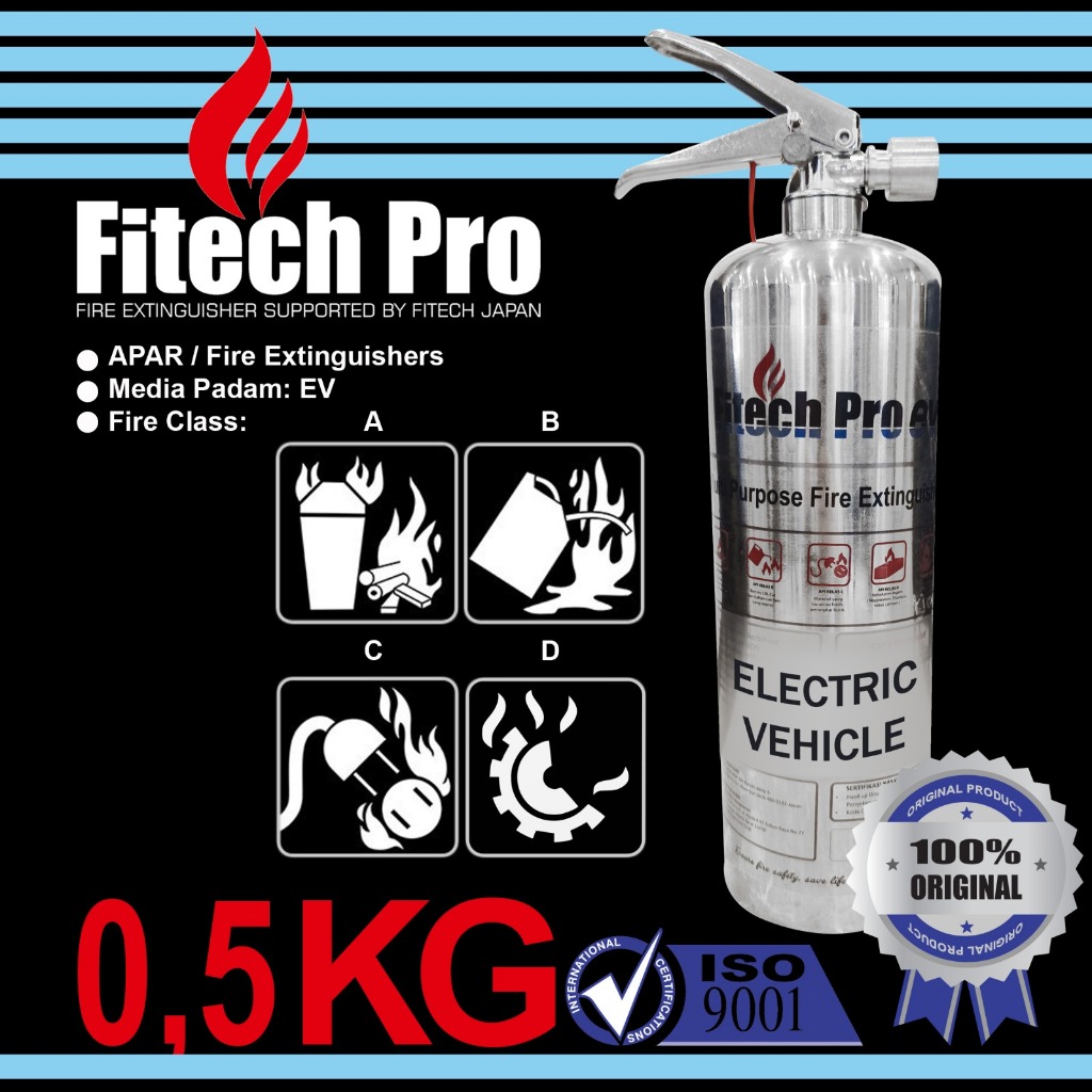Jual Apar Fitech Pro - Multipurpose Fire Extinguisher and Electric ...