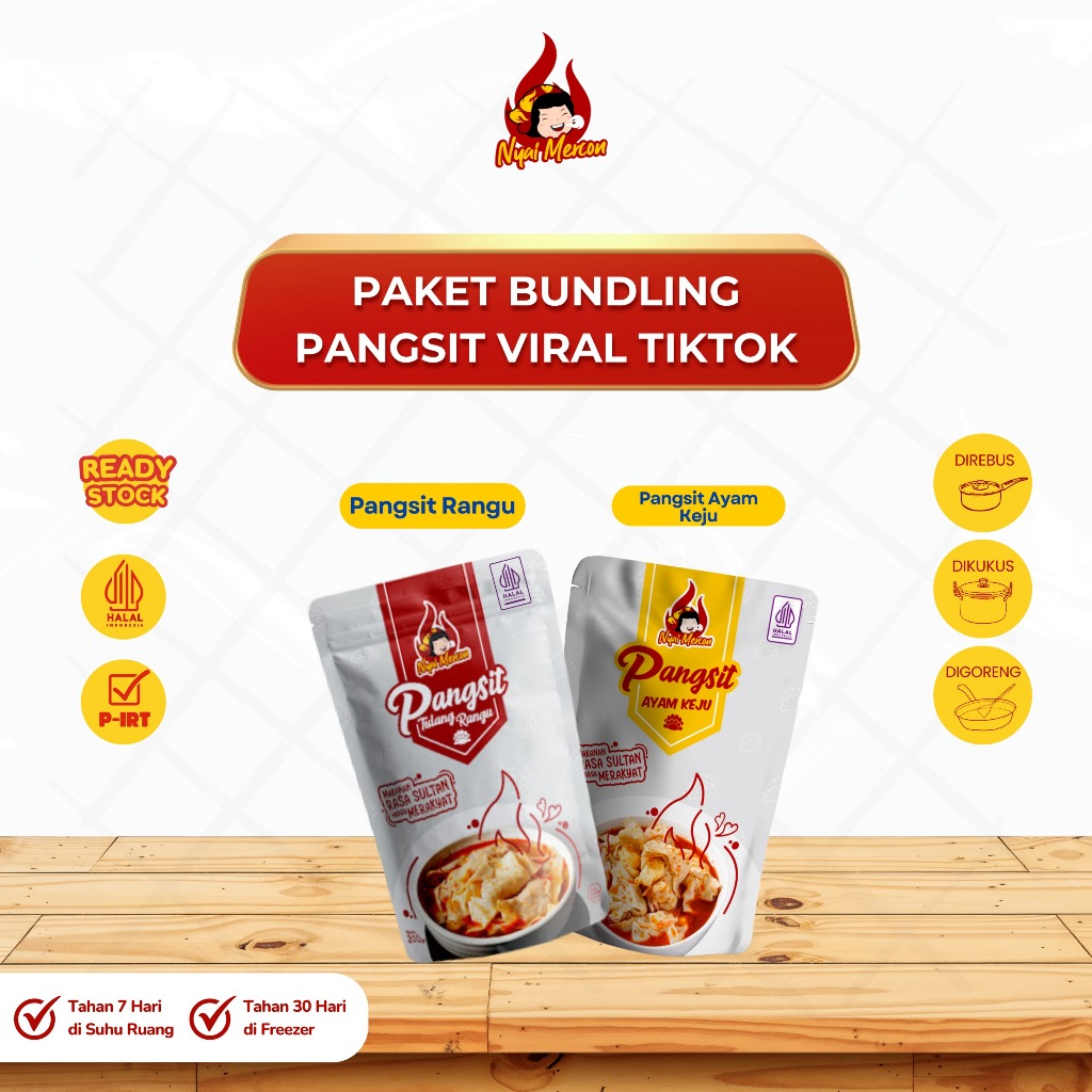 Jual Nyai Mercon - Paket Pangsit Rangu dan Pangsit Ayam Keju Makanan ...