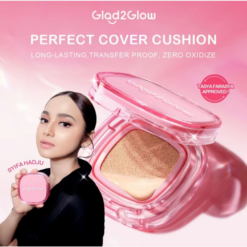 Jual GLAD2GLOW PERFECT COVER CUSHION | Shopee Indonesia