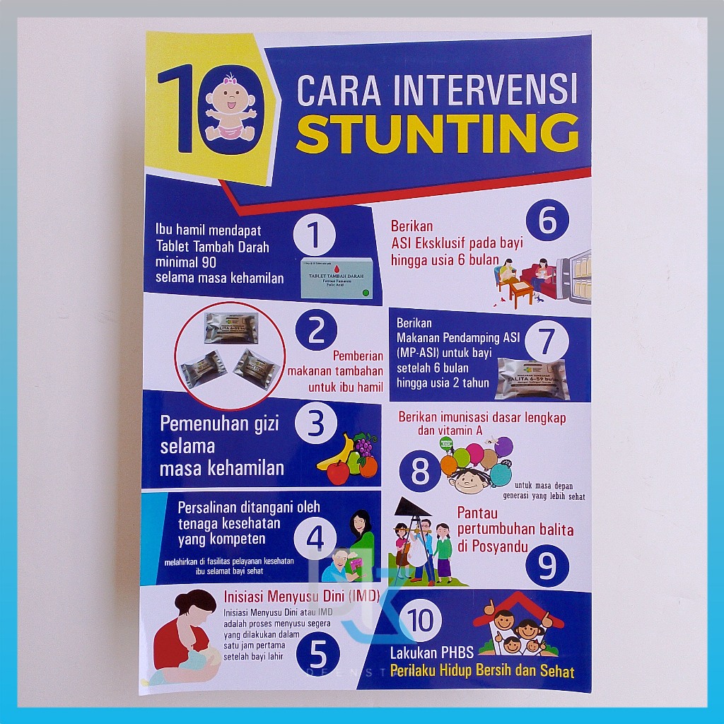 Jual Poster 10 Cara Intervensi Stunting 2, Cegah Stunting itu Penting, Gizi | Shopee Indonesia