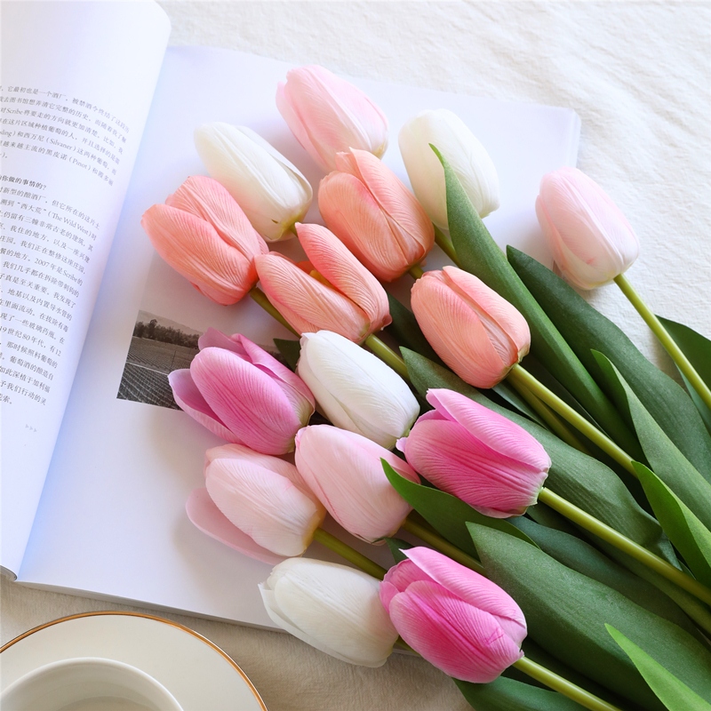 Jual Bunga tiruan tulip hiasan untuk ruang tamu meja makan, dan ...