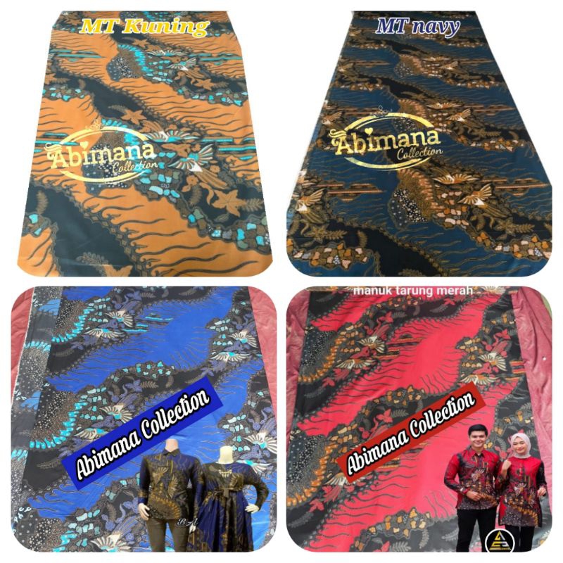 Jual KAIN BATIK MOTIF MANUK TARUNG HARGA PER SATU METER | Shopee Indonesia