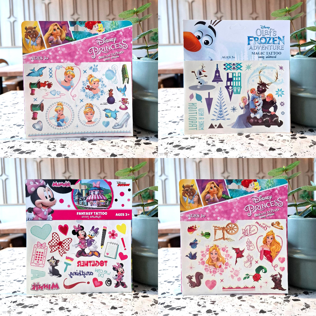 Jual Stiker Tato Temporary Tattoo Sticker Anak Karakter Disney Princess ...