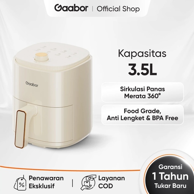 Jual GAABOR Air Fryer Mini 3.5 Liter | Shopee Indonesia
