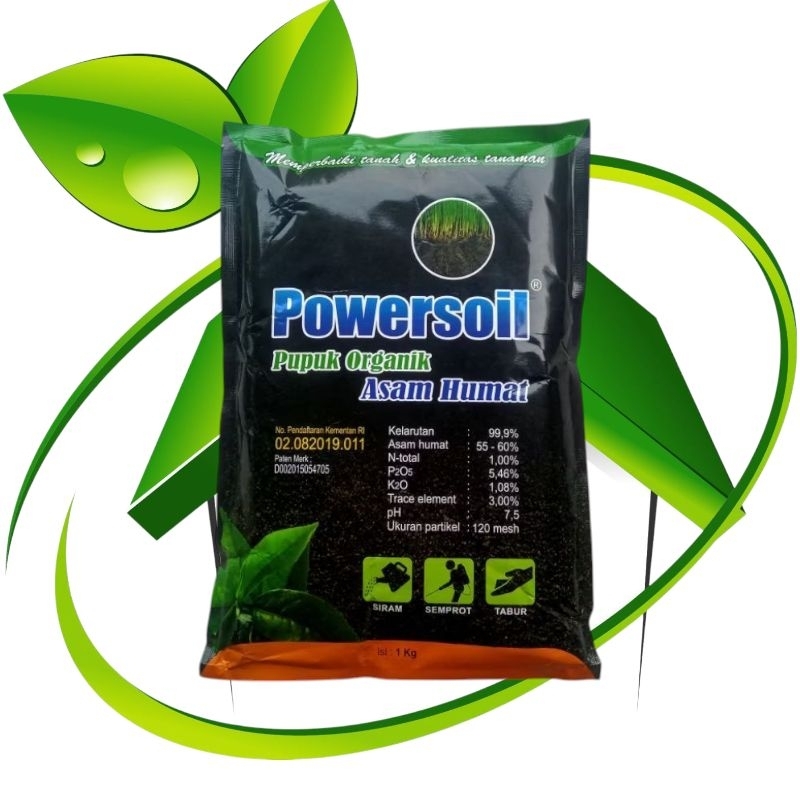 Jual Powersoil 1kg Pupuk Pembenah Tanah Organik Power Soil 1kg Original ...