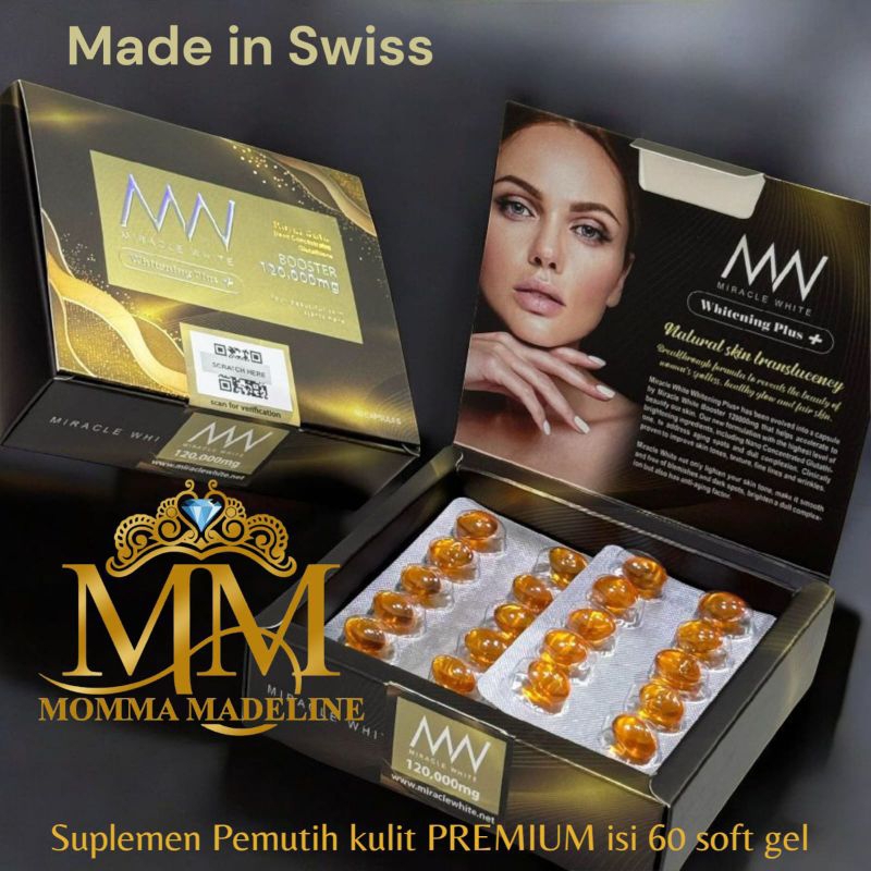 Jual MW Gold Whitening plus NEW Suplemen Booster ORIGINAL | Shopee Indonesia