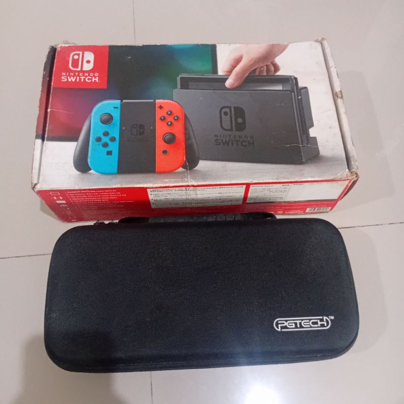 Jual Nintendo Switch V1 Neon Fullset | Shopee Indonesia