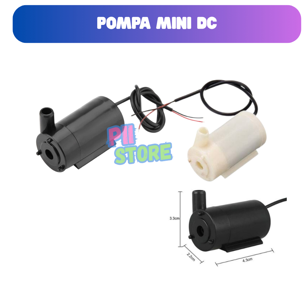 Jual MINI PUMP DC MINI POMPA AIR MOTOR SUBMERSIBLE HORIZONTAL 3V-5V ...