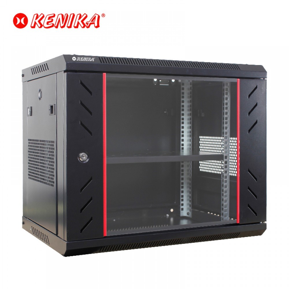 Jual KENIKA WALLMOUNTED RACK SERVER 9U Close Wallmount Rak Kabinet RM ...