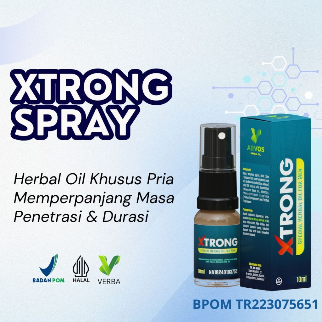 Jual X TRONG Obat spray Kuat Perkasa Tahan Lama 2 Jam Obat Oles Atasi ...