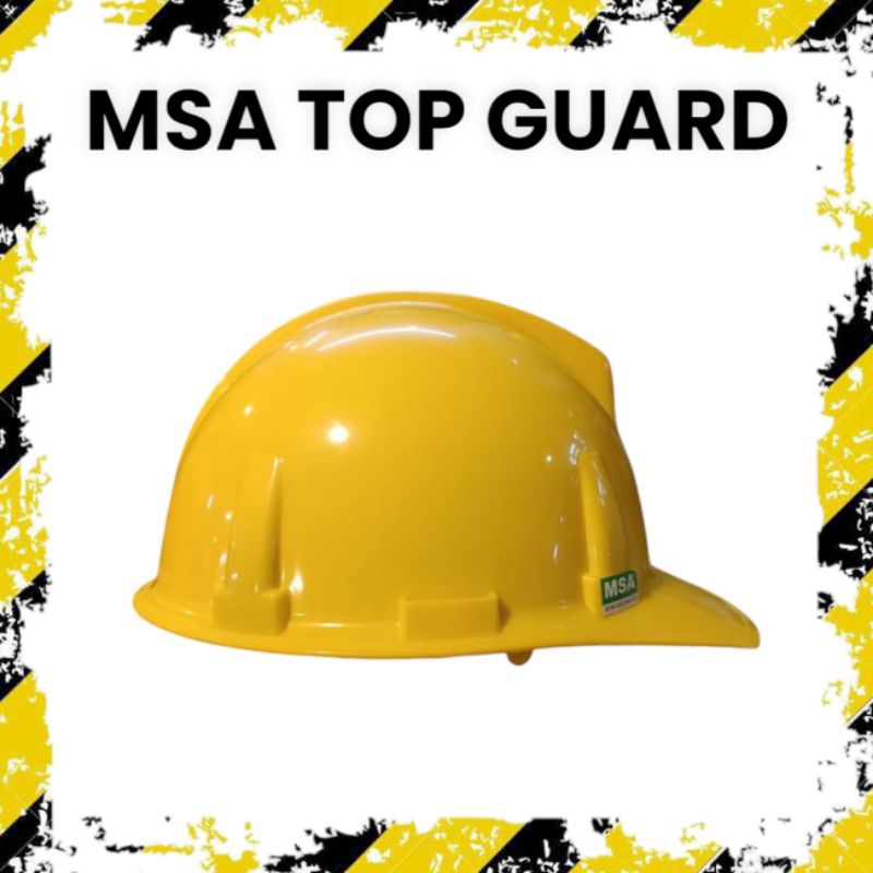 Jual Helm safety MSA top guard full set/helm proyek top guard Fastrack ...