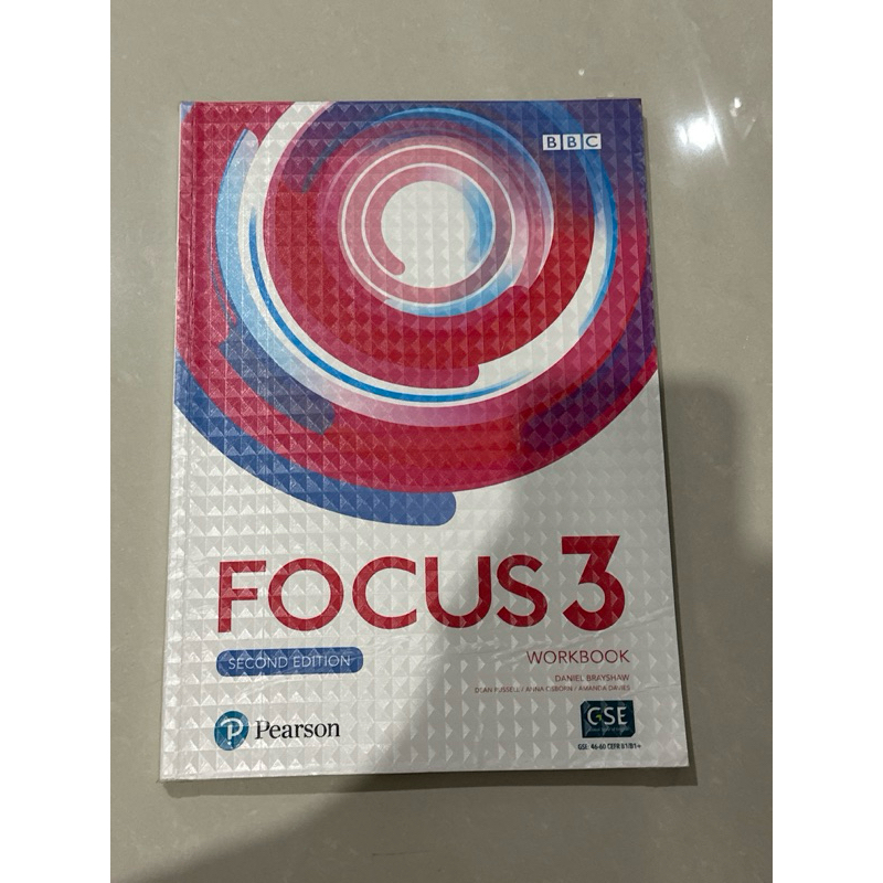 Jual Focus 3 Workbook Pearson Second Edition Daniel Brayshaw BBC ...