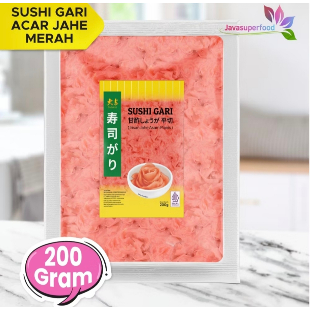Jual Sushi Gari Pink - Acar Jahe Pink - Sushi Ginger Pink - 200g ...
