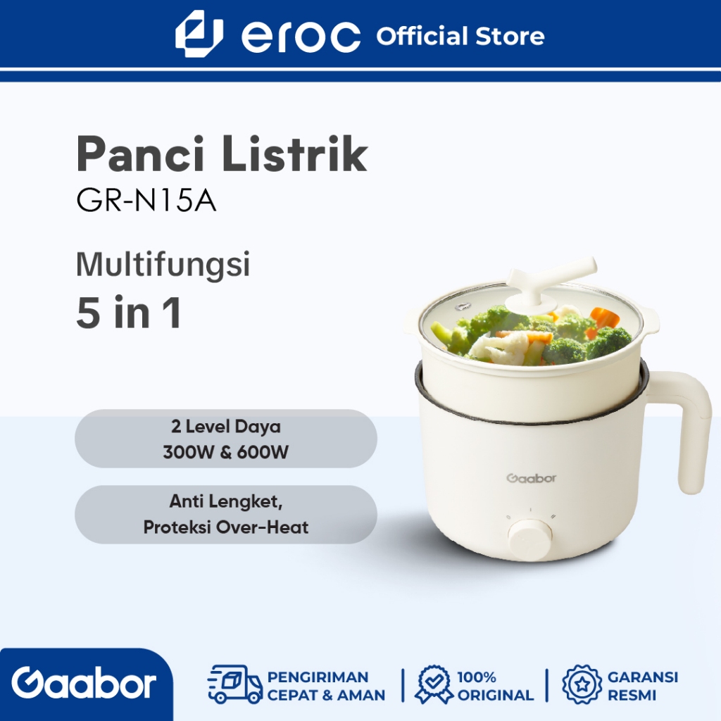 Jual Gaabor Panci Listrik Serbaguna Electric Cooker Anti Lengket ...