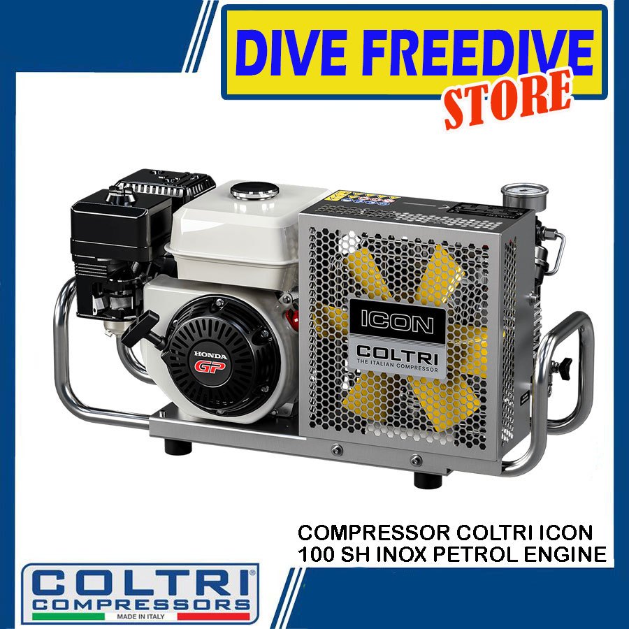 Jual Compressor Coltri Icon 100 SH INOX 200 Bar Petrol Engine ...