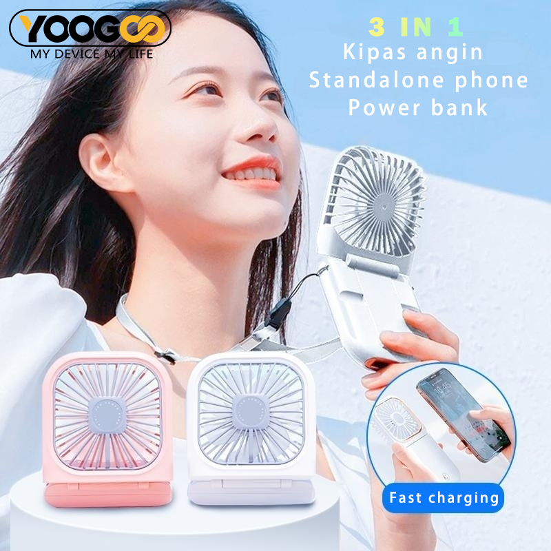 Jual YOOGOO Kipas Angin Portable Mini Kipas 3 in 1 Kipas Angin Mini ...