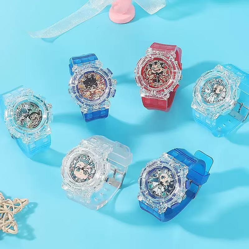 Jual JAM TANGAN NEZHA 3D LPAMPU LED JAM ANAK ANALOG KARATER NEZHA ...