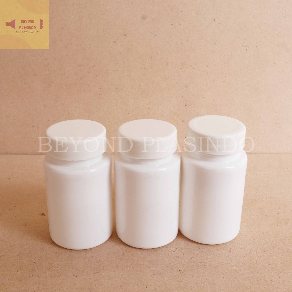 Jual Botol Bulat 100ml/BOtol Kapsul 100ml/Botol Obat 100ml | Shopee ...