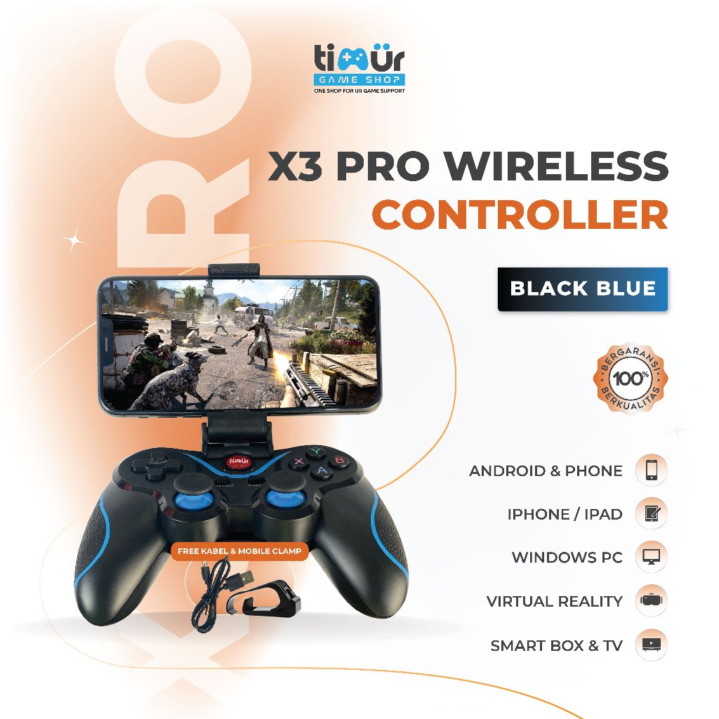 Jual Stik Stick Gamepad Wireless Joystick Bluetooth HP PC Laptop ...