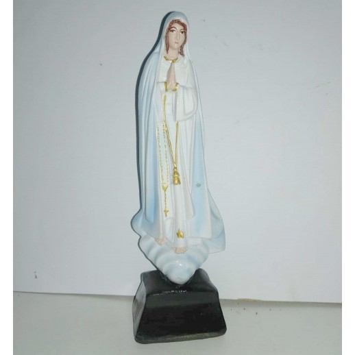 Jual Patung Bunda Maria Fatima Biru 15cm Patung Kudus Patung Rohani ...