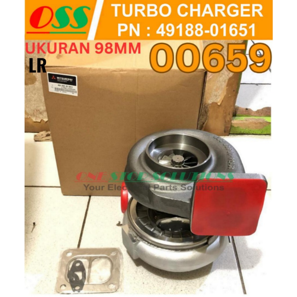 Jual TURBO CHARGER TURBOCHARGER MITSUBISHI 6D22 PN 49188 - 01651 ( UKURAN 98MM ) | Shopee Indonesia