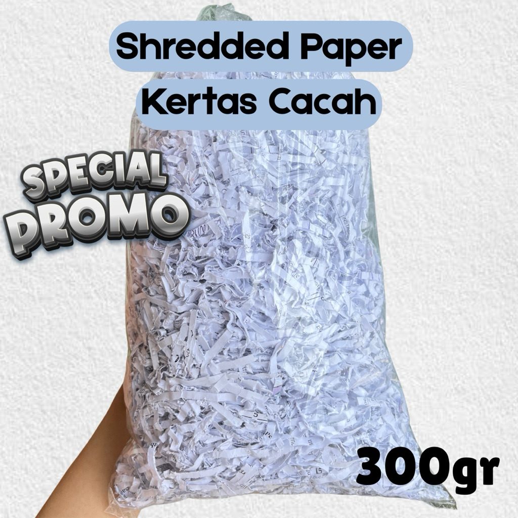 Jual [PROMO] Shredded Paper Kertas Cacah Kertas Serut Isian Parcel ...