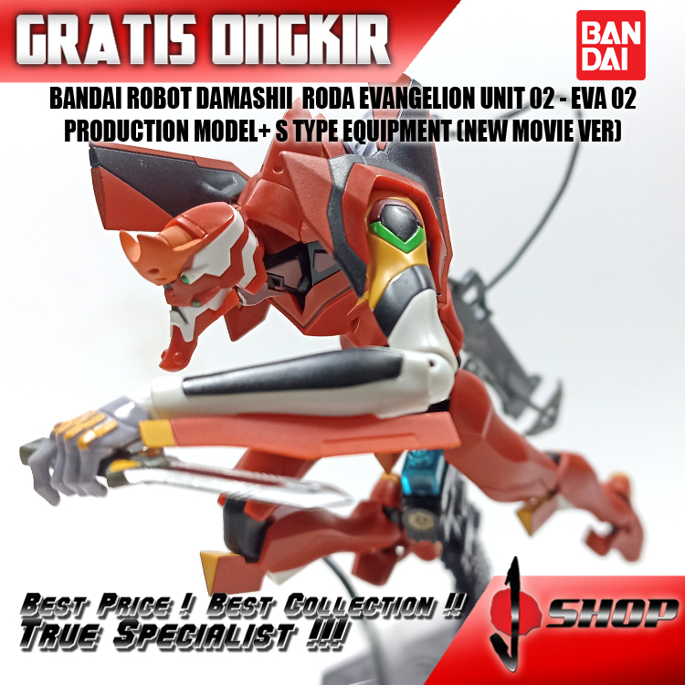 Jual BANDAI ROBOT DAMASHII / RODA EVANGELION UNIT 02 / EVA 02 ...