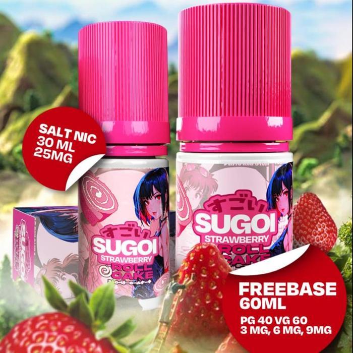 Jual SUGOI V2 STRAWBERRY ROLL CAKE 30ML 25MG SALTNIC BY CLOUD PROJECT | Shopee Indonesia