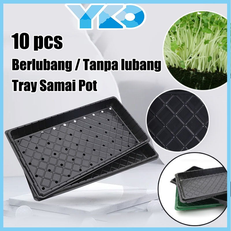 Jual 10pcs Tray Semai Pot Tray Penyemaian Bibit Tanaman 21/32/50/72/105 ...