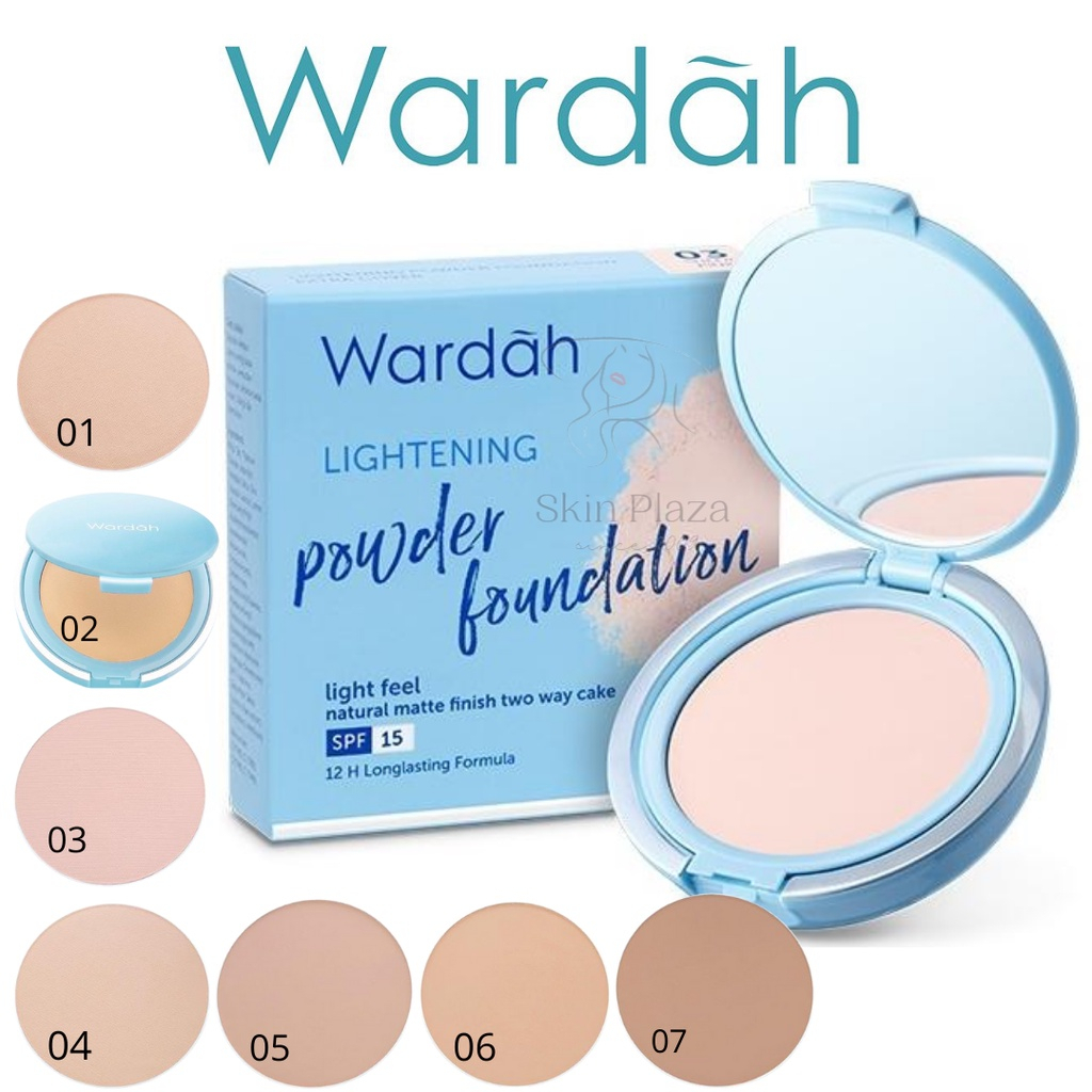 Jual Original Bedak Wardah Lightening 4 Warna TWC Two Way Cake Light ...