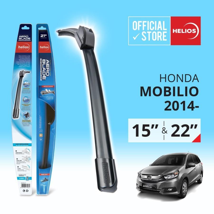 Jual Wiper Mobilio 14-19 Helios Aeroblade Ukuran 22" 15" | Shopee Indonesia