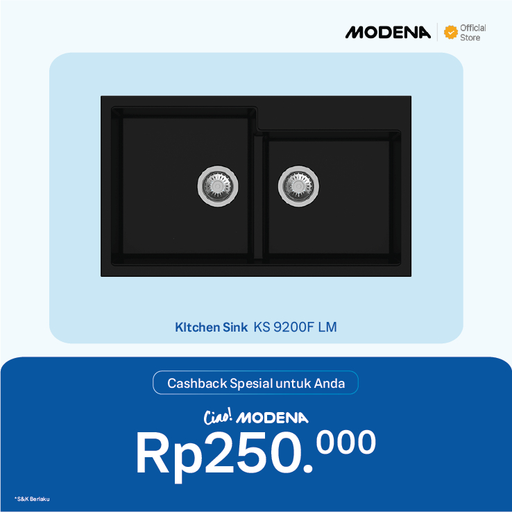 Jual MODENA Kitchen Sink - KS 9200F LM | Shopee Indonesia