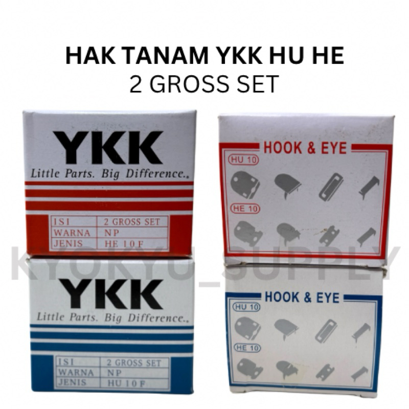Jual HAK YKK HU HE Hak Tanam Kancing Celana (2 GROSS) | Shopee Indonesia